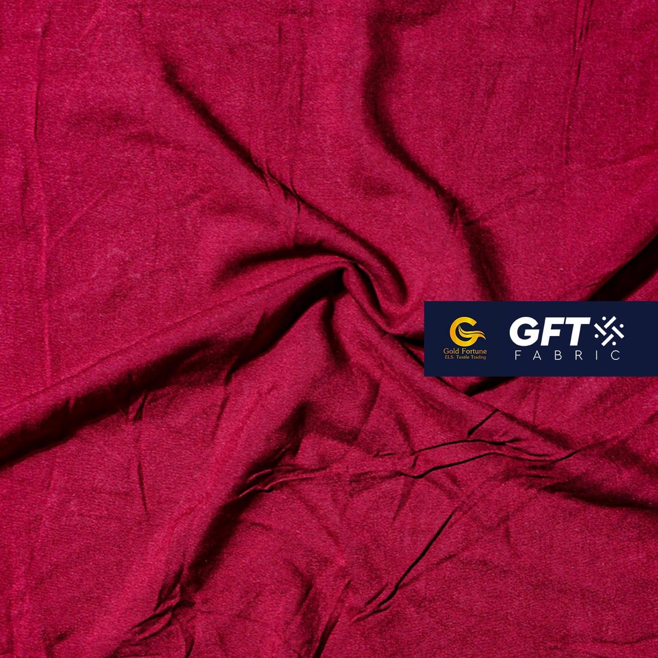 Challis Plain - Gold Fortune Textile