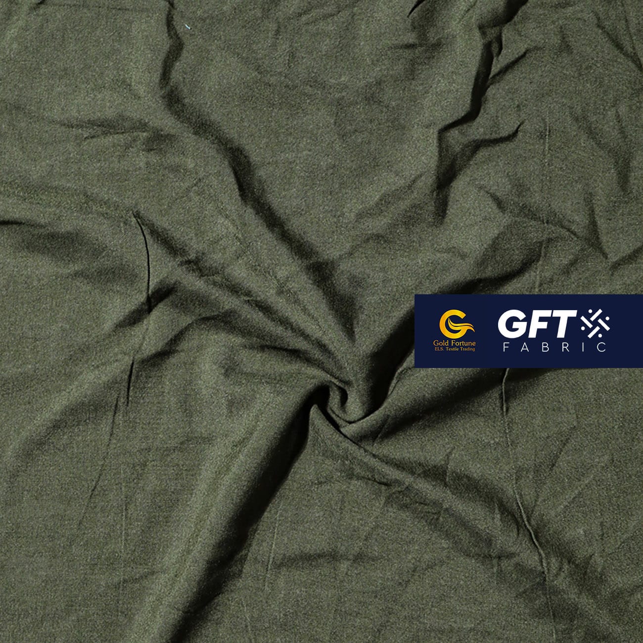 Challis Plain - Gold Fortune Textile